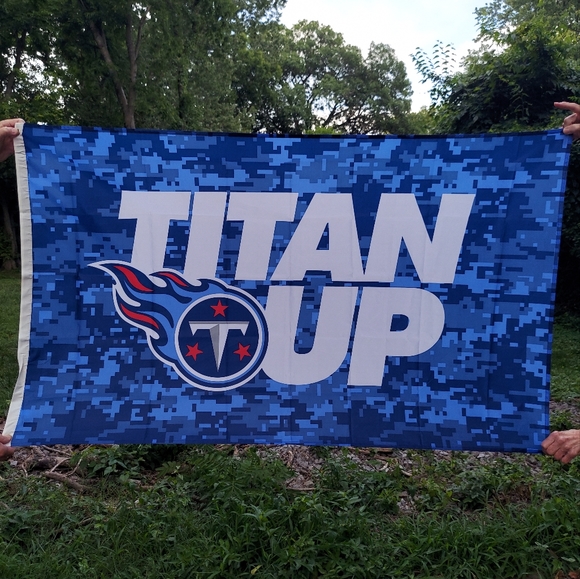 NFL | Wall Decor | New Tennessee Titans Titan Up Flag | Poshmark